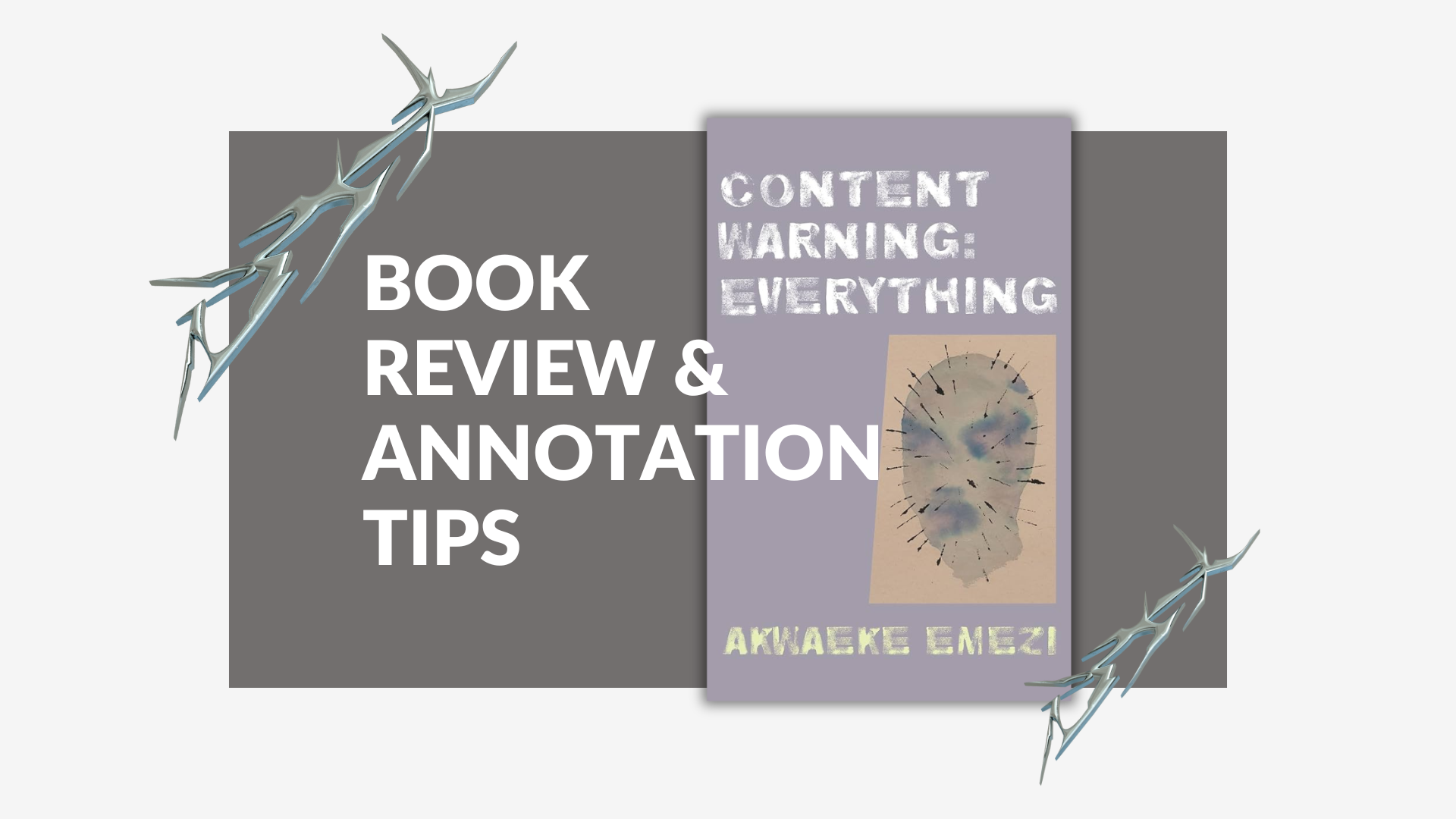 Content Warning: Everything – Annotate With Sara